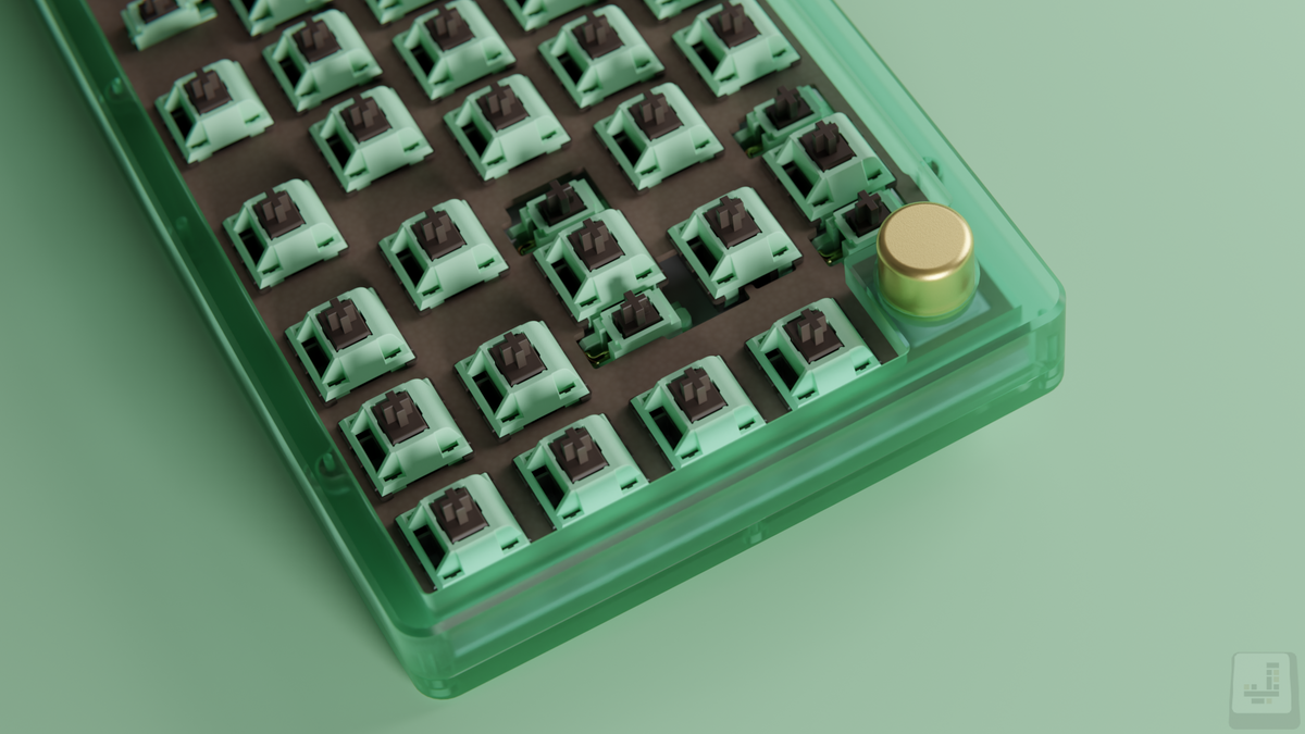 Mint Chocolate Chip POM Switches – Jkeys Design